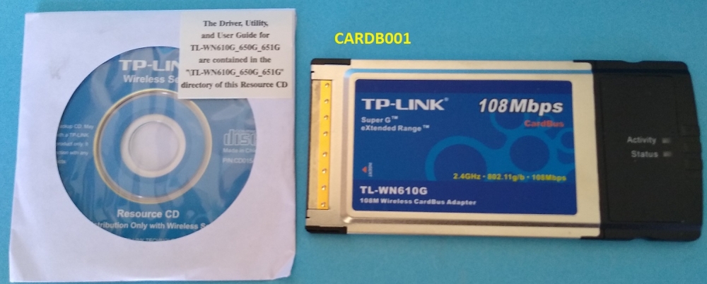 Credence TP-LINK 108M PCMCIA Wireless Cardbus Adapter ...